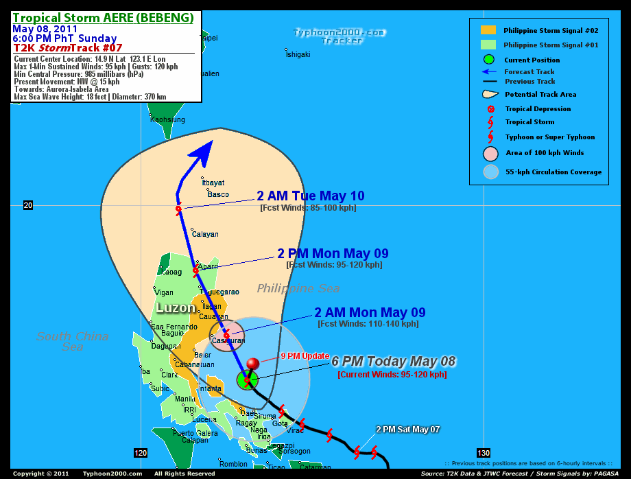 Tropical Storm Aere Lashed Philippines The Watchers Tropical Storm Aere Lashed Philippines The Watchers