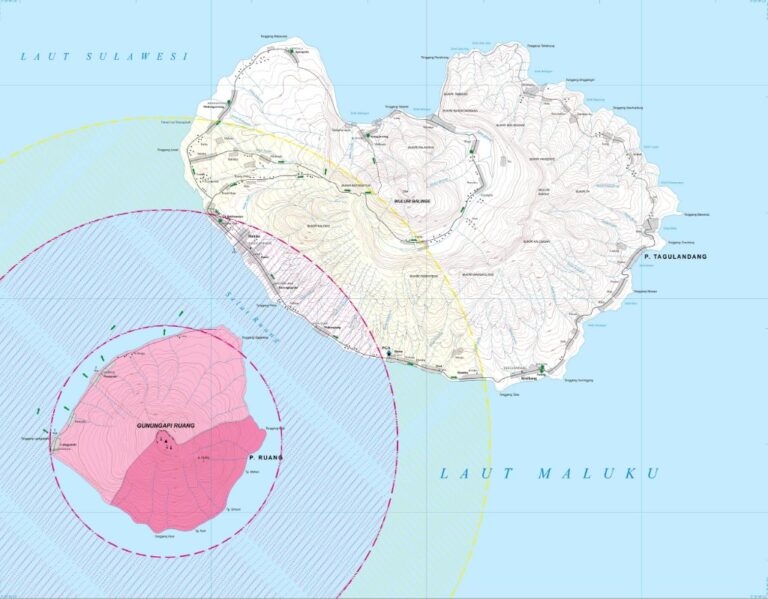 Increased seismicity at Ruang volcano, alert level raised, Indonesia ...