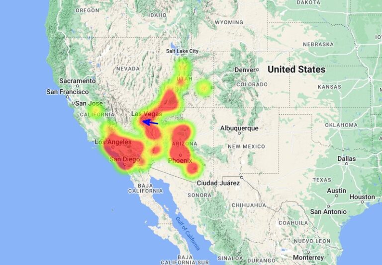 Very bright fireball over Arizona and Nevada, U.S. - The Watchers