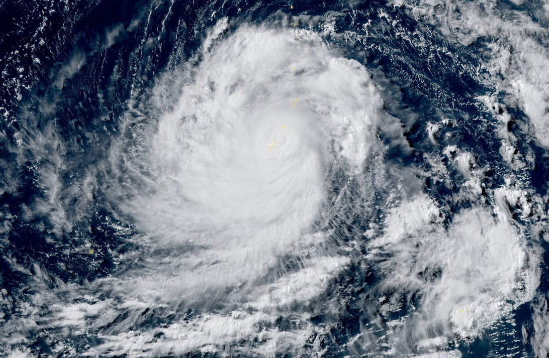 Eye of Typhoon “Mawar” grazes northern Guam with Category 4 force - The ...
