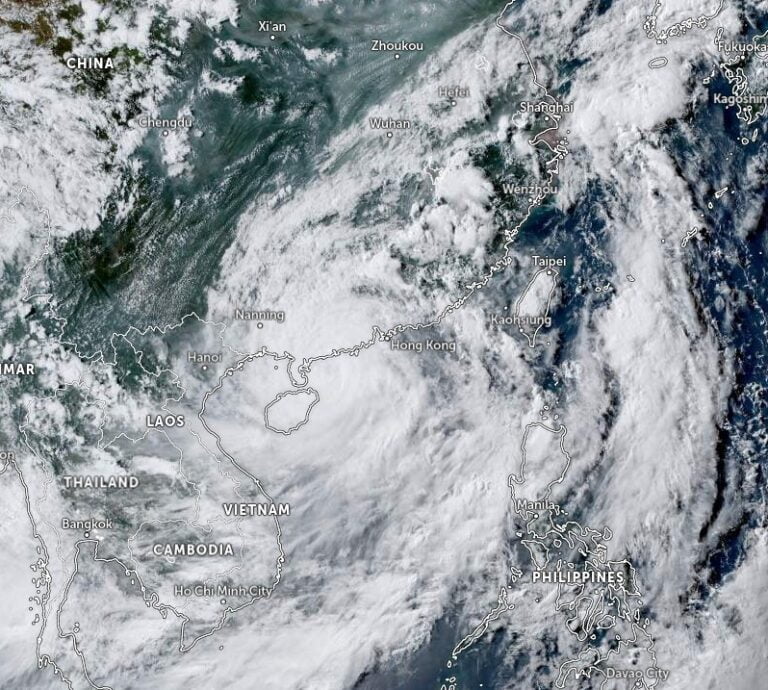 Typhoon “Talim” makes landfall in China, weakens to tropical storm ...