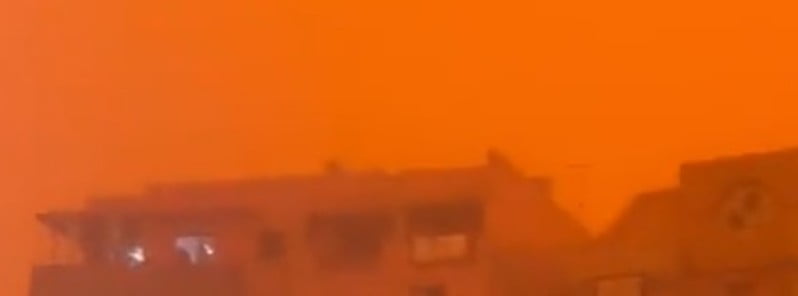 Large sandstorm engulfs Morocco - The Watchers