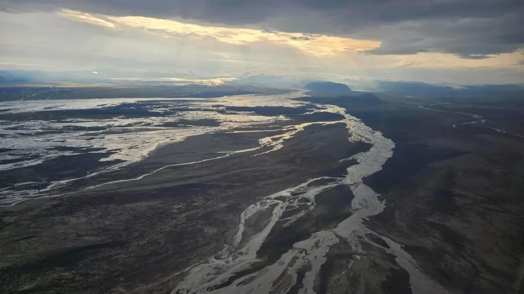 Strong glacial flood in Mýrdalsjökull, Aviation Color Code for Katla ...