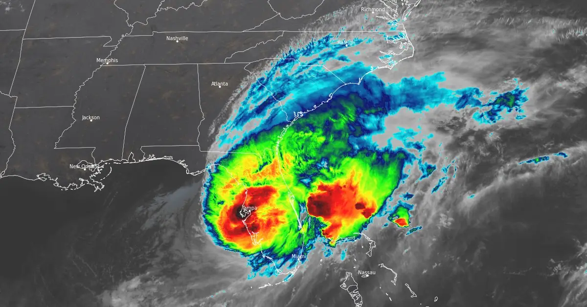 Category 3 Hurricane “Milton” makes landfall near Siesta Key, Florida ...