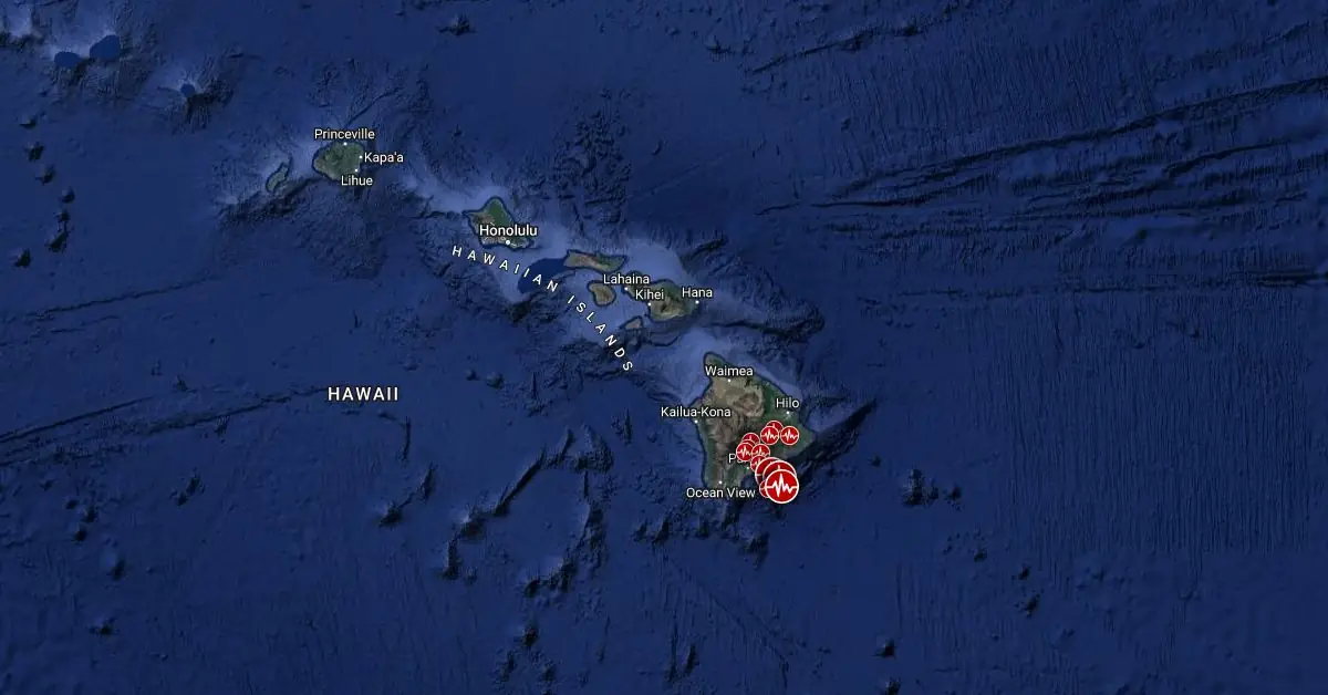 Earthquake swarm at Kamaʻehuakanaloa (Lōʻihi) volcano, Hawaii - The ...