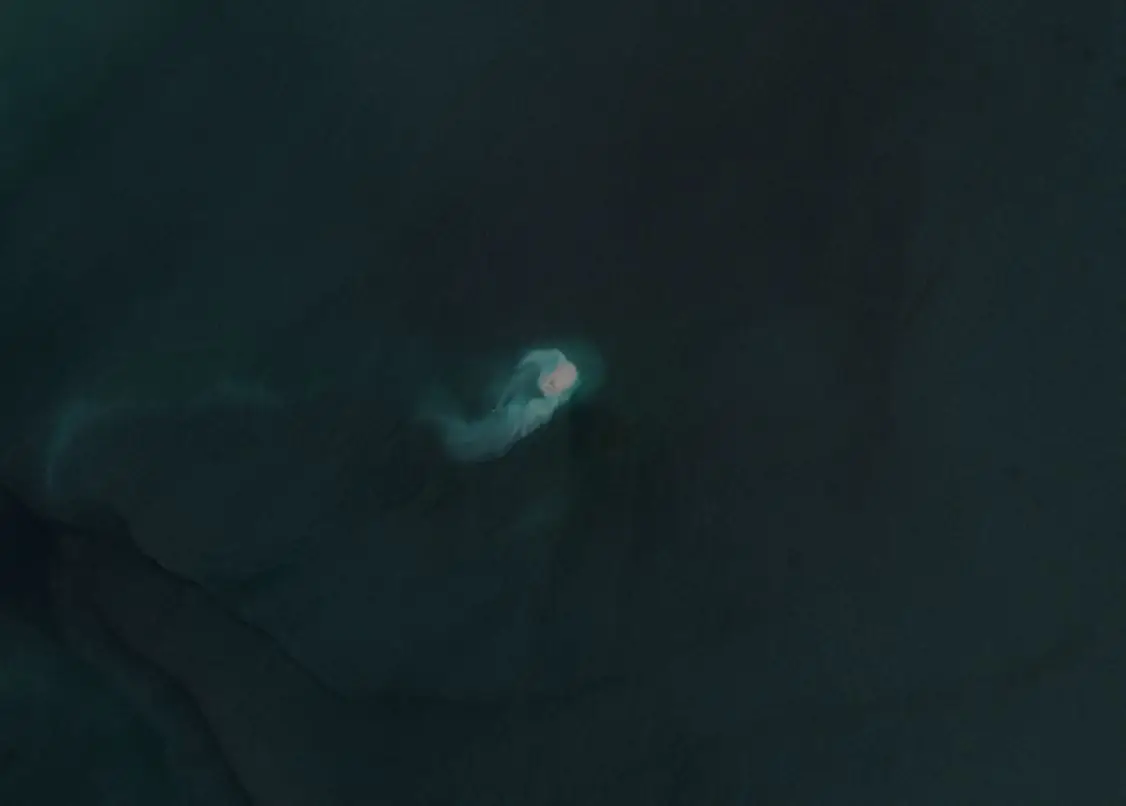 “Ghost” island Kumani Bank forms in Caspian Sea following mud volcano ...