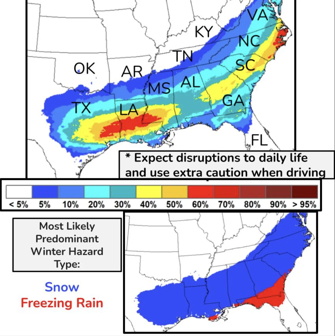 Severe winter storms to bring heavy snow, ice, and extreme cold across ...