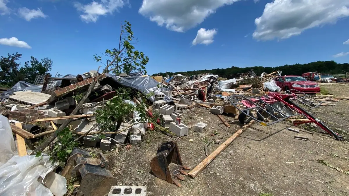 EF-2 tornado confirmed in eastern Erie County, Pennsylvania on June 9 ...