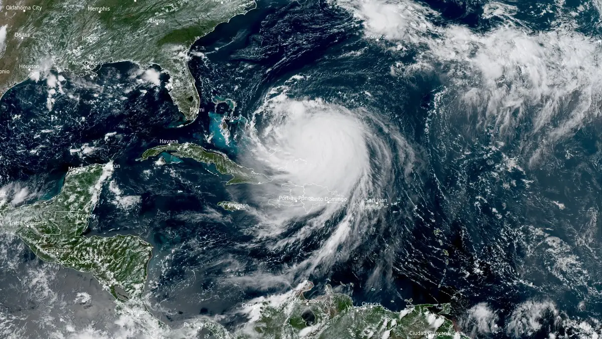 Category 4 Hurricane Erin located just east of southeast Bahamas, life ...