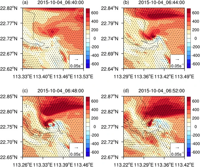 New simulations reveal how vortex tubes intensify tornadoes in typhoons ...