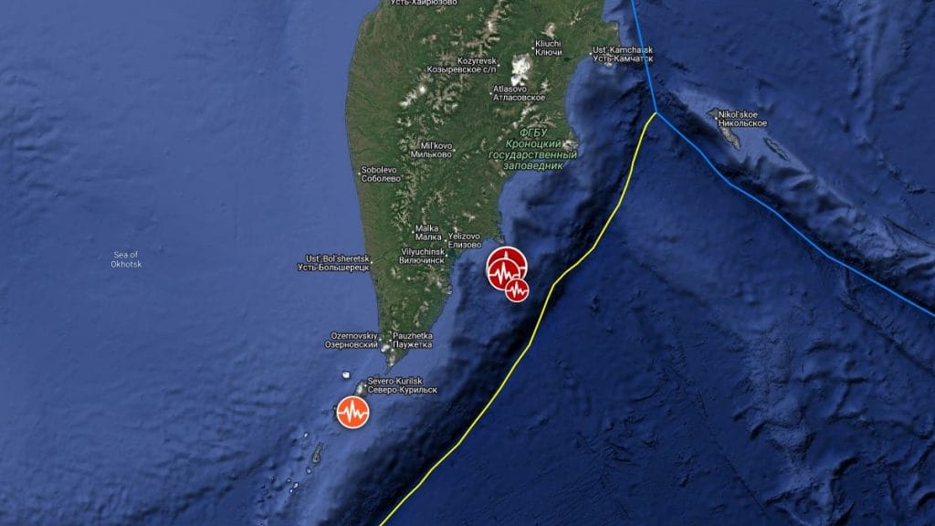 Strong and shallow M6.1 earthquake hits near the coast of Kamchatka ...
