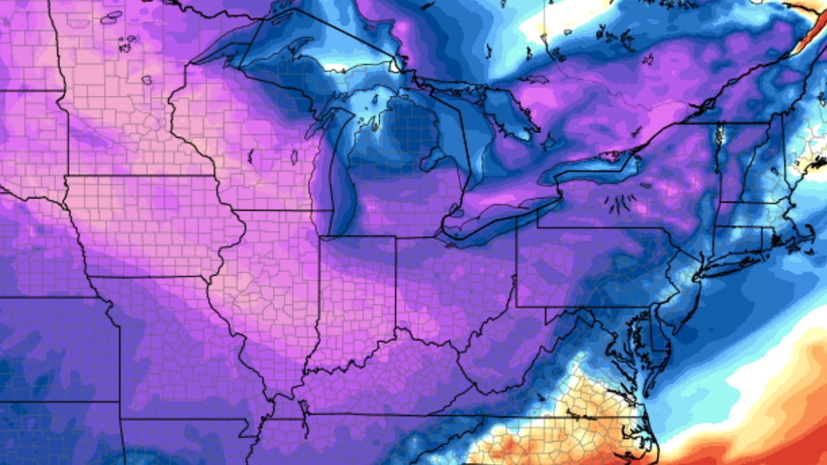 Near-record cold and dangerous wind chills forecast across the Northern ...