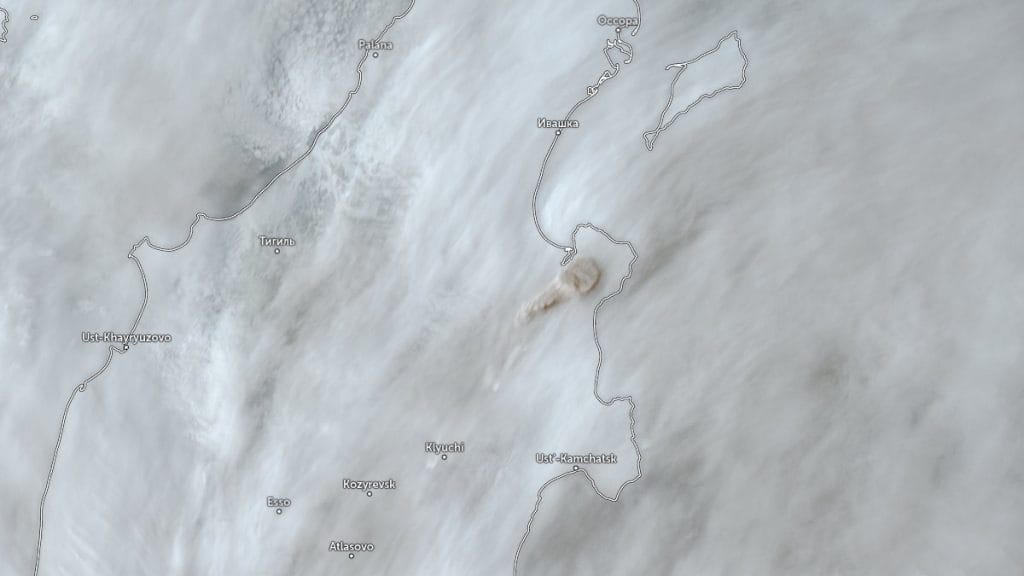 Explosive eruption at Sheveluch volcano ejects ash to 10.4 km (34 000 ...